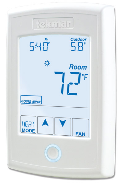 Tekmar tekmarNet® - Two Stage Heat, One Stage Cool, One Fan Programmable Thermostat | Pexheat.com