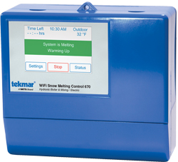 Tekmar WiFi Snow Melting Control Boiler & Mixing / Electric | Pexheat.com