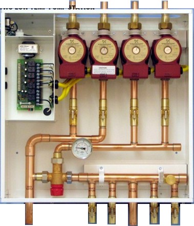 HPS Combo Temp Mixing Valve 2-Hi 2 Lo Zone Station, UPS15-42RUC7, SWT | Pexheat.com