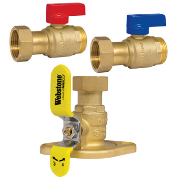 Webstone 1 in. Union 3-Way Kit, 2 Isolation Valves, 1 Rotating Pump ...
