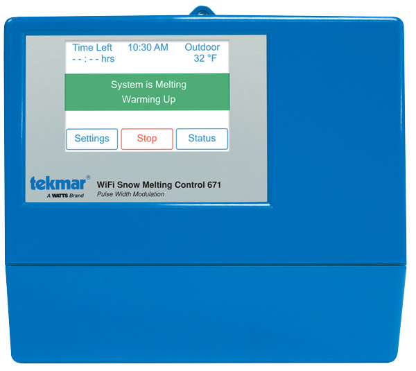 Tekmar WiFi Snow Melting Control - Pulse Width Modulation | Pexheat.com